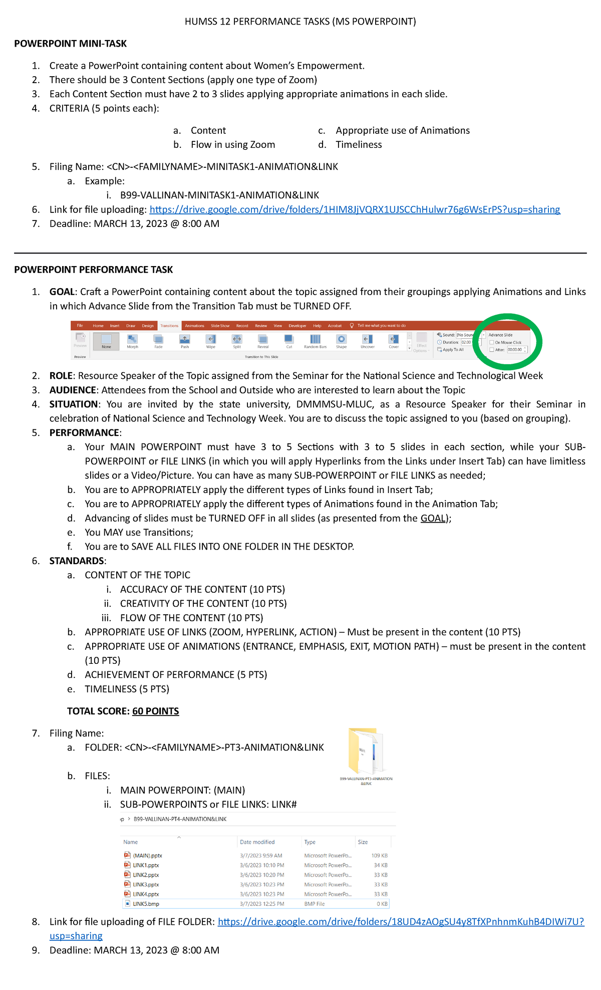 Humss 12 Performance Tasks - HUMSS 12 PERFORMANCE TASKS (MS POWERPOINT) POWERPOINT MINI-TASK ...
