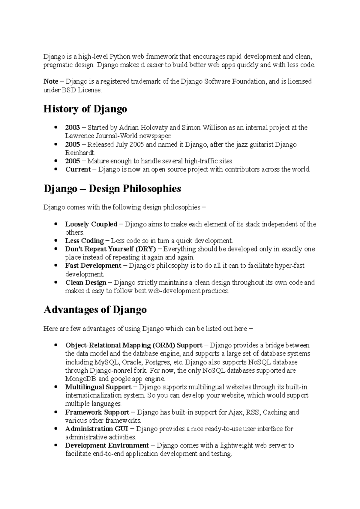 Django - 123123 - Django is a high-level Python web framework that ...