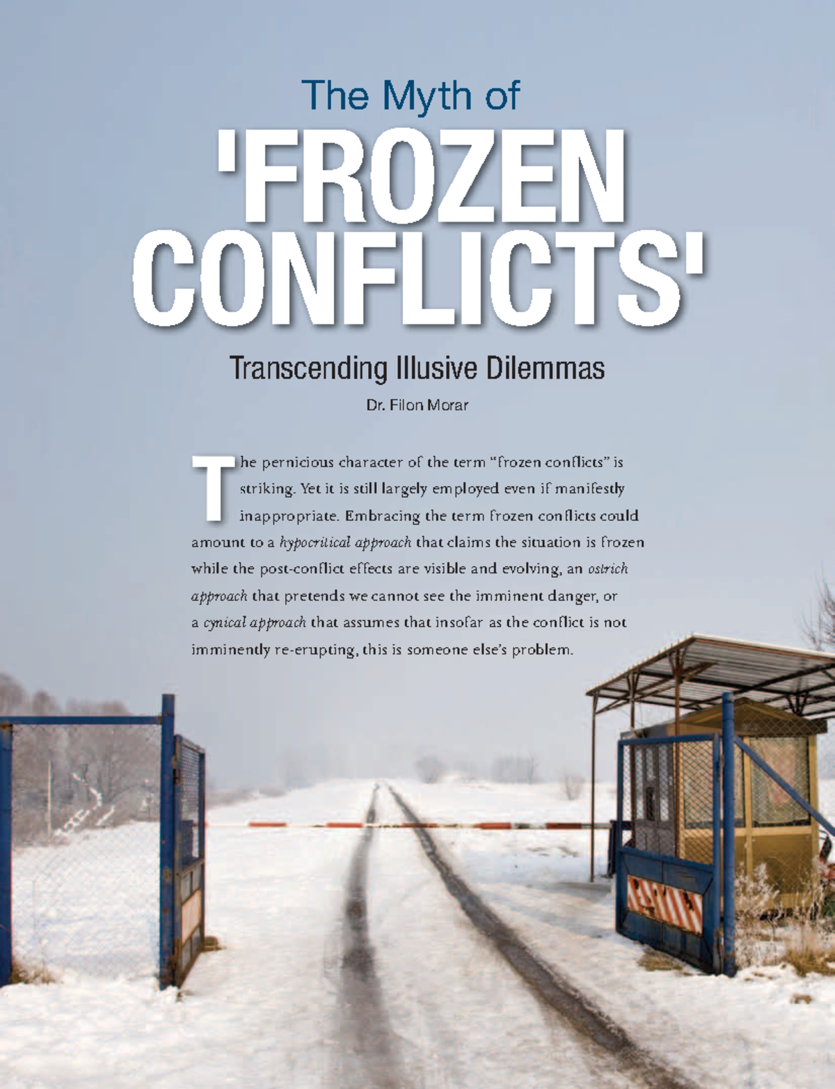 Morar the myth of frozen conflicts - 1010 perper ConcordiamConcordiam ...