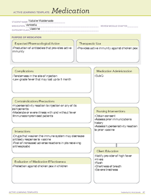 Atorvastatin Med Template - ACTIVE LEARNING TEMPLATES THERAPEUTIC ...
