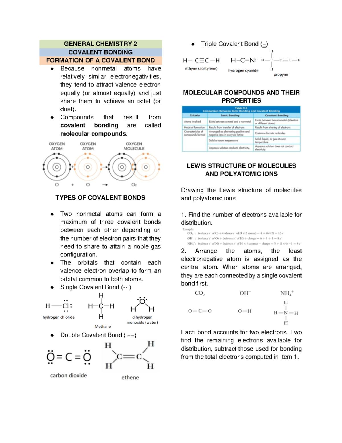 CHEM- Reviewer-1 - general chemistry reviewer - GENERAL CHEMISTRY 2 ...