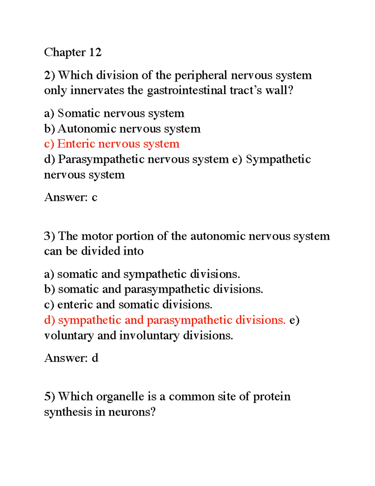 Chapter 12 - Practice Questions - Chapter 12 Which division of the ...