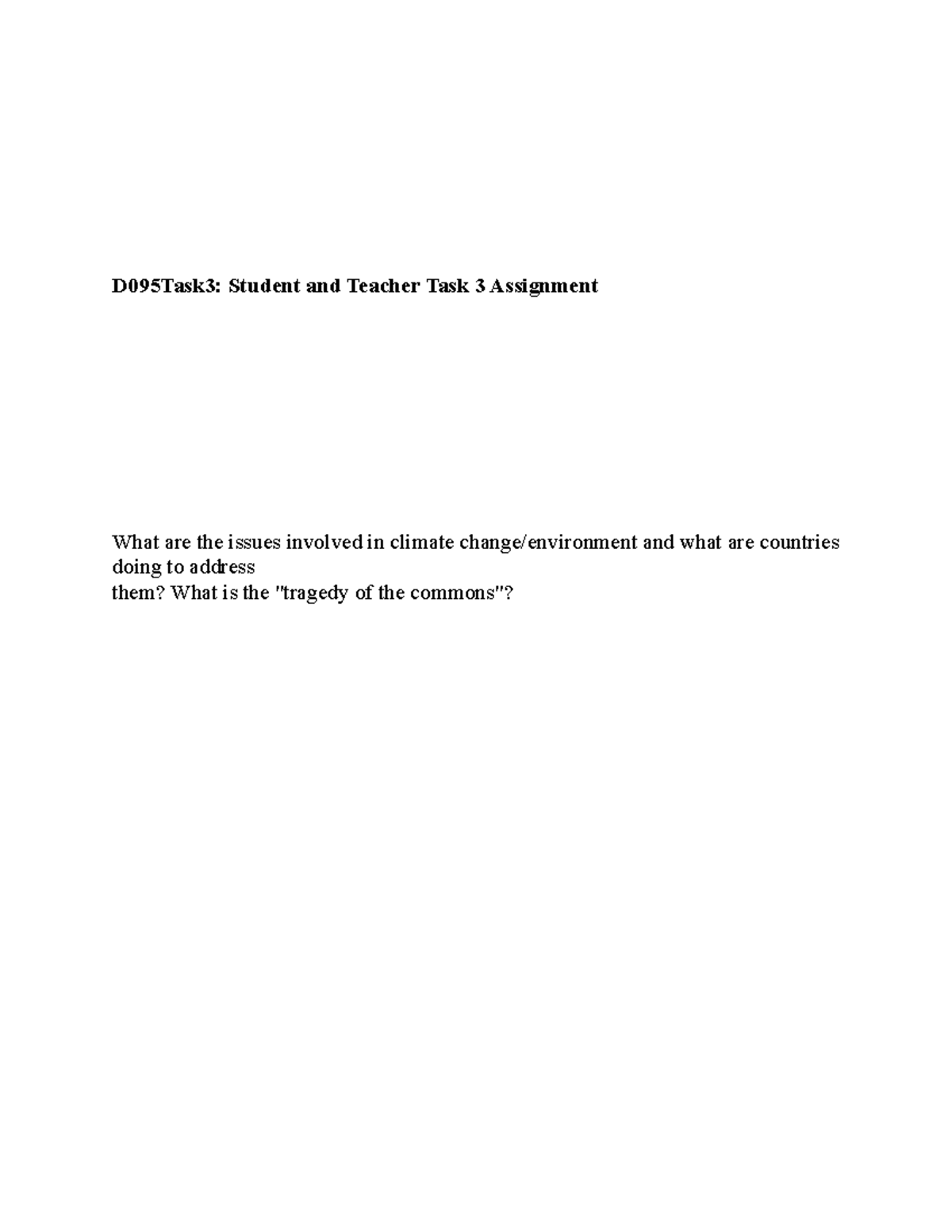 D095Task3 Student and Teacher Task 3 - Include a specific example from ...