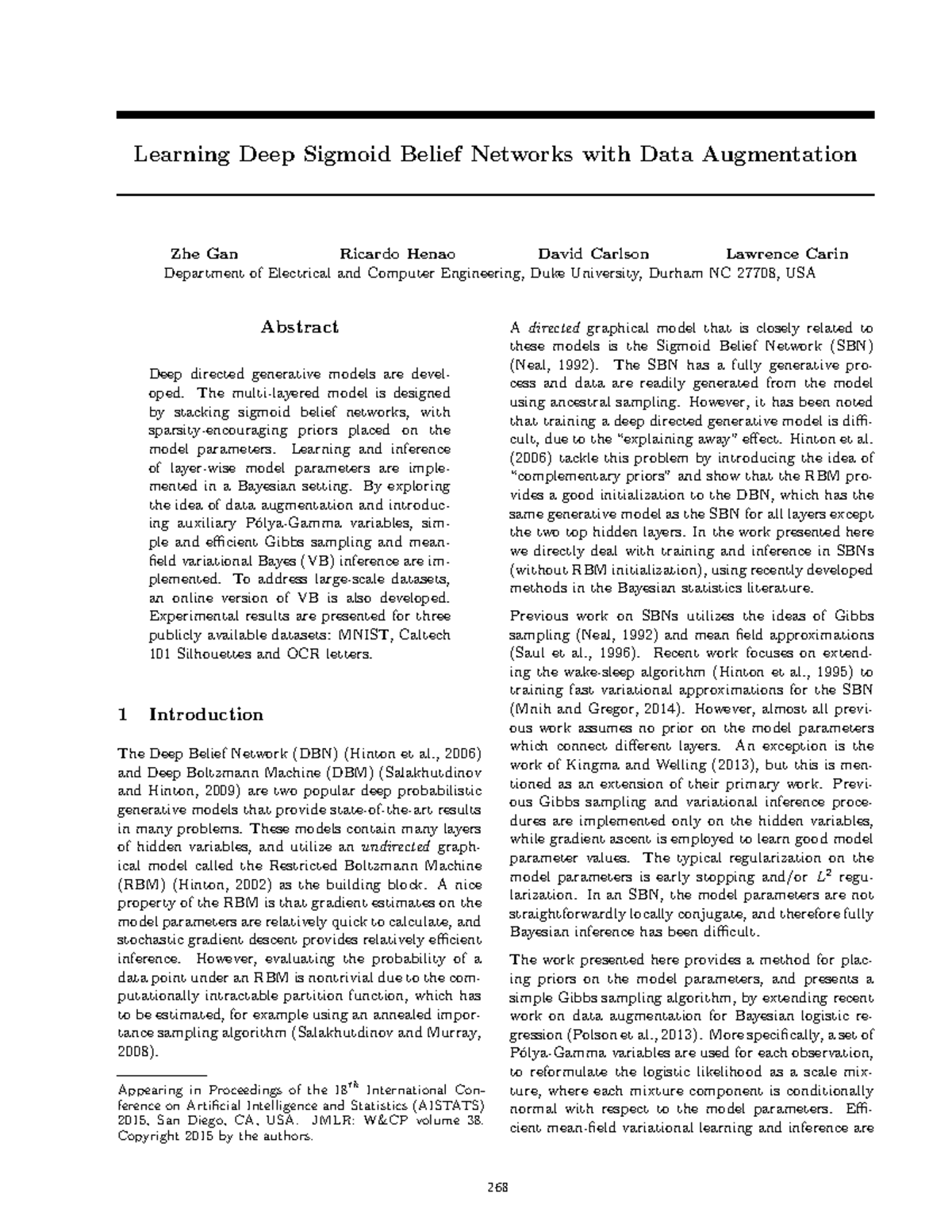 Gan15 - Text book - Zhe Gan Ricardo Henao David Carlson Lawrence Carin ...