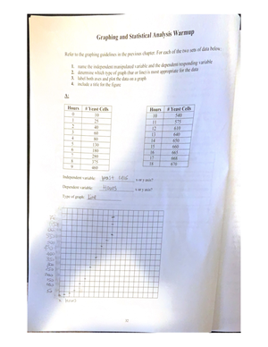 Scanned Documents 2 - Principles of biology 1 lab assignments. Good ...