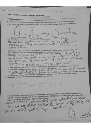 126 010 carbs pre-lab worksheet fall 2021 - Lab 10: Characterization of ...