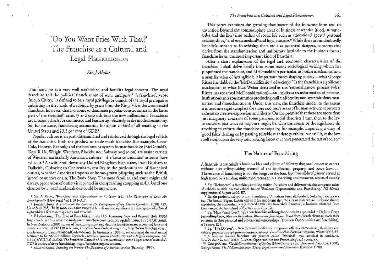01 W1-1 Do You Want Fries With That - 'Do You Want Fries With That ...