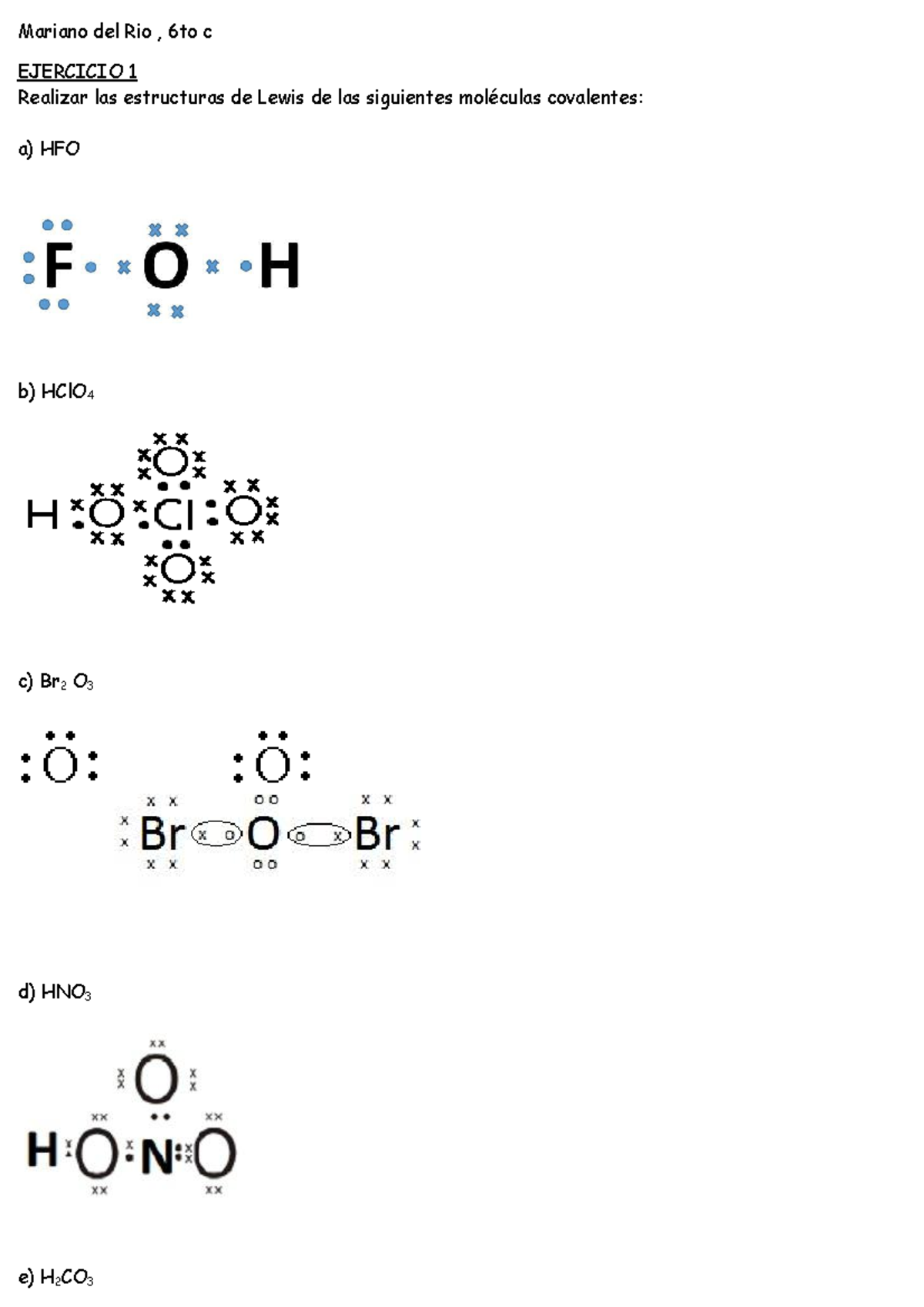 Quimica Del Carbono Enlaces Covalentes 2da Parte Reolucion