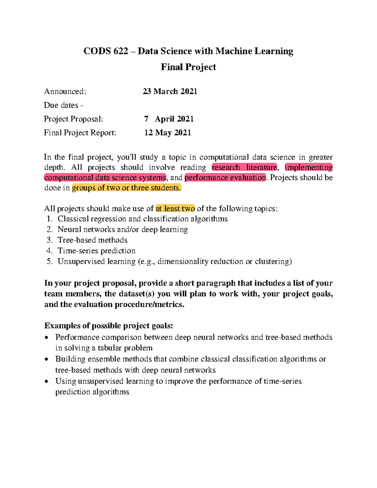 Final Project - DFD - CODS 622 – Data Science with Machine Learning ...