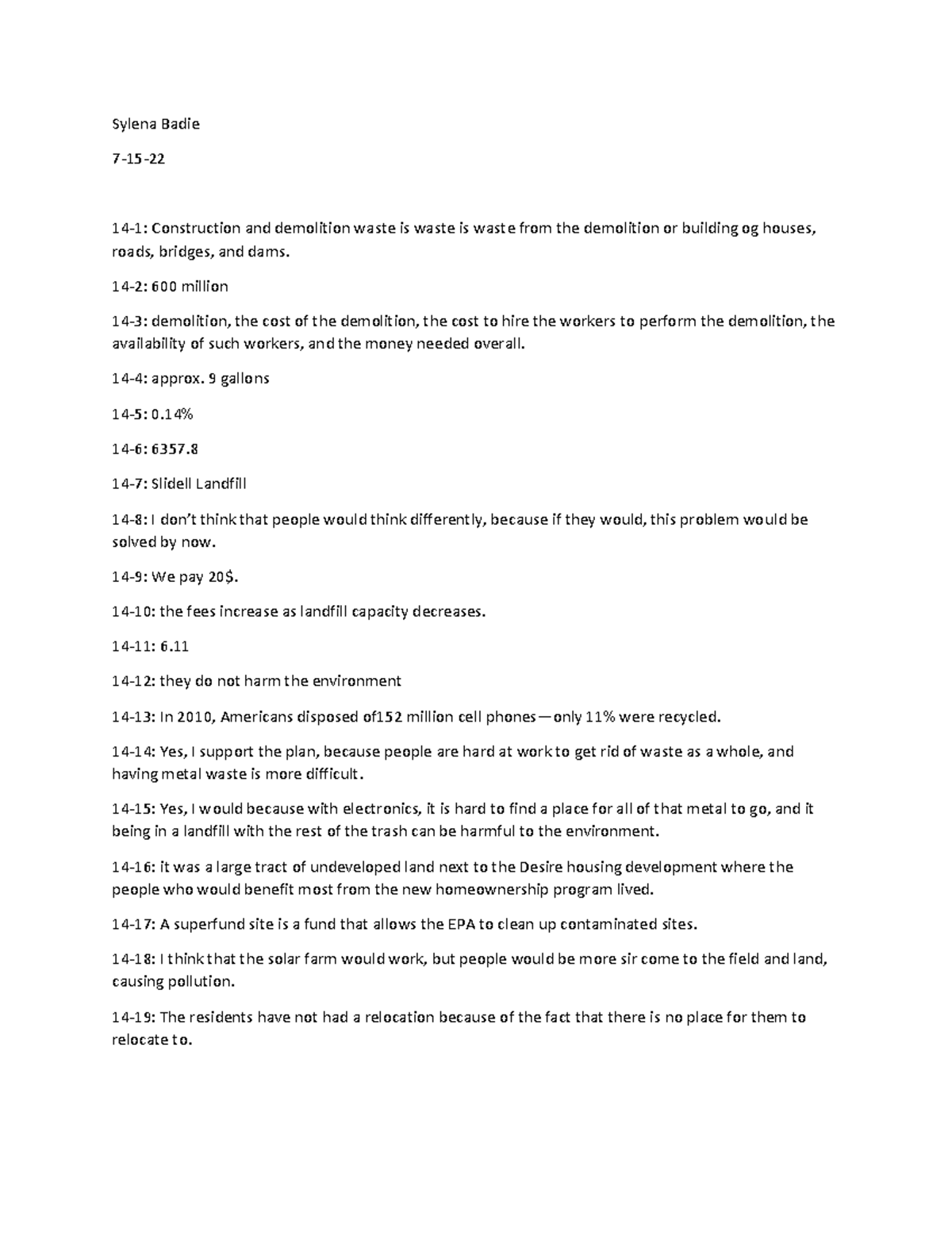 Issue 14 - old lecture notes from assignment - Sylena Badie 7-15- 14-1 ...