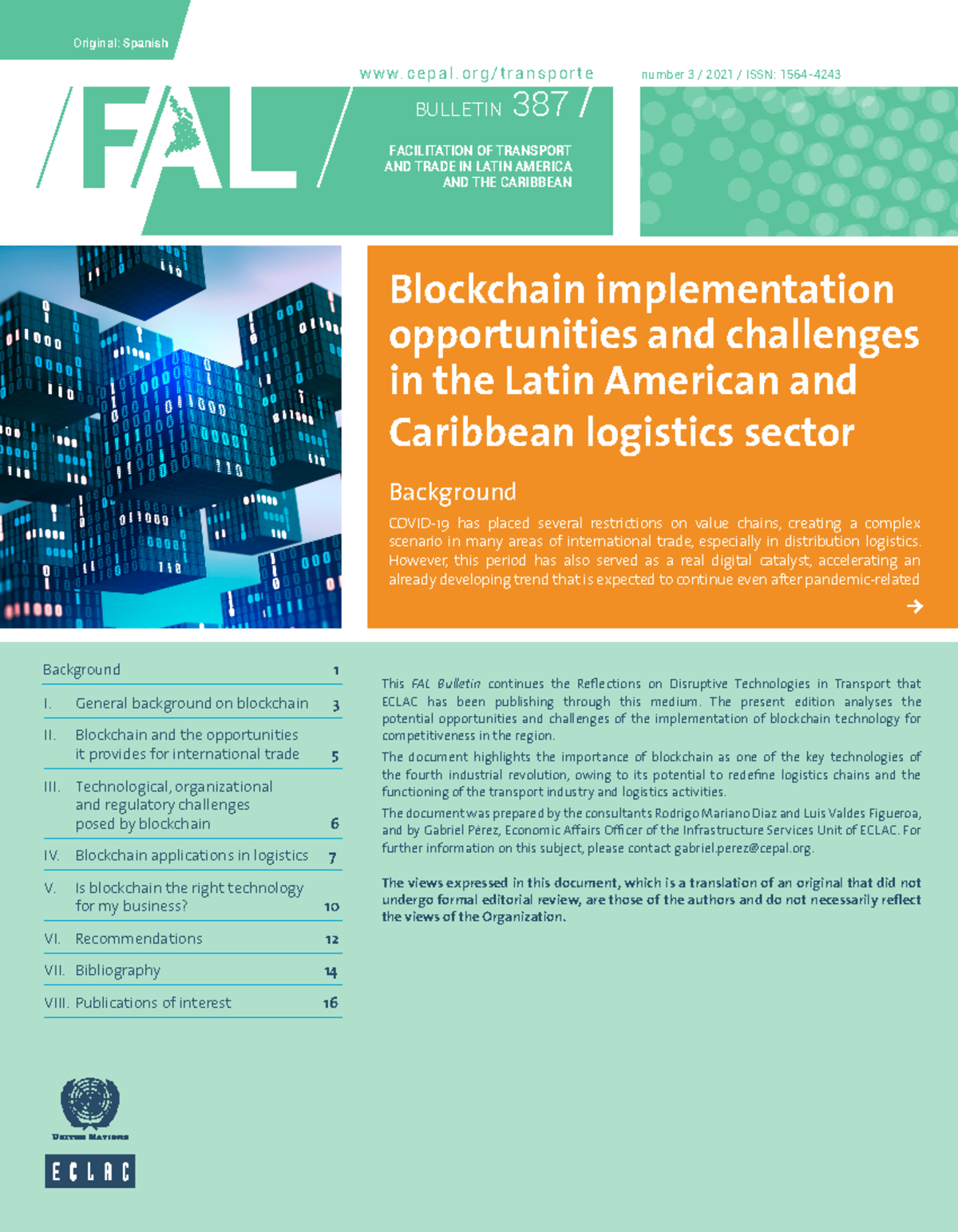 Cepal Blockchain opportunities in Latin America - This FAL Bulletin ...