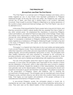 Jose Rizal’s Historical Context - JOSE RIZAL’S HISTORICAL CONTEXT Jose ...