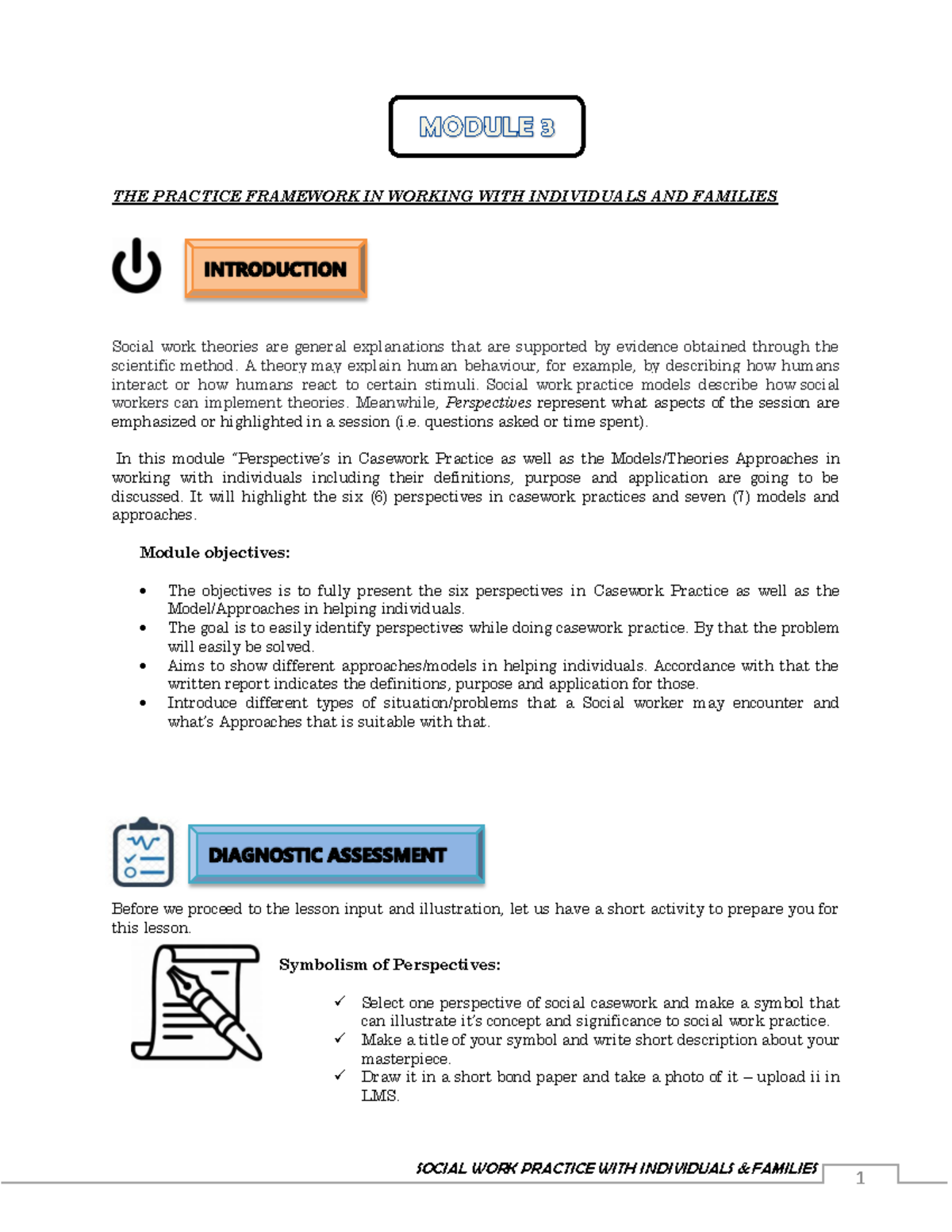 THE- Practice- Framework-IN- Working-WITH- Individuals-AND- Families ...