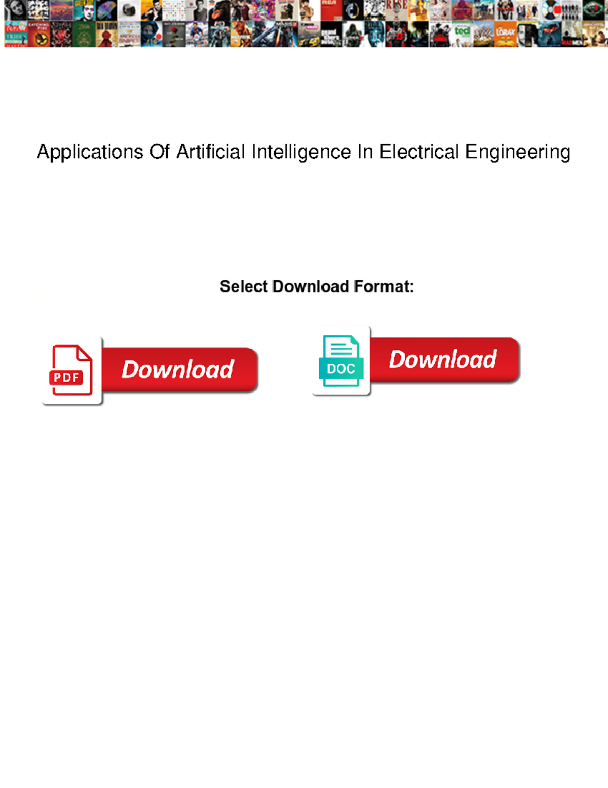 Applications of artificial intelligence in electrical engineering ...
