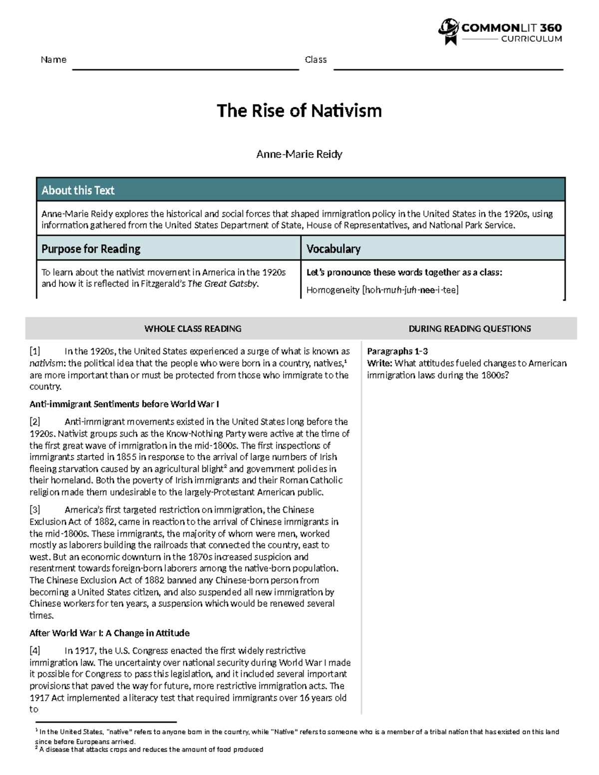 Delaney Student - Chapter III IV Supplemental Text - Name Class The ...