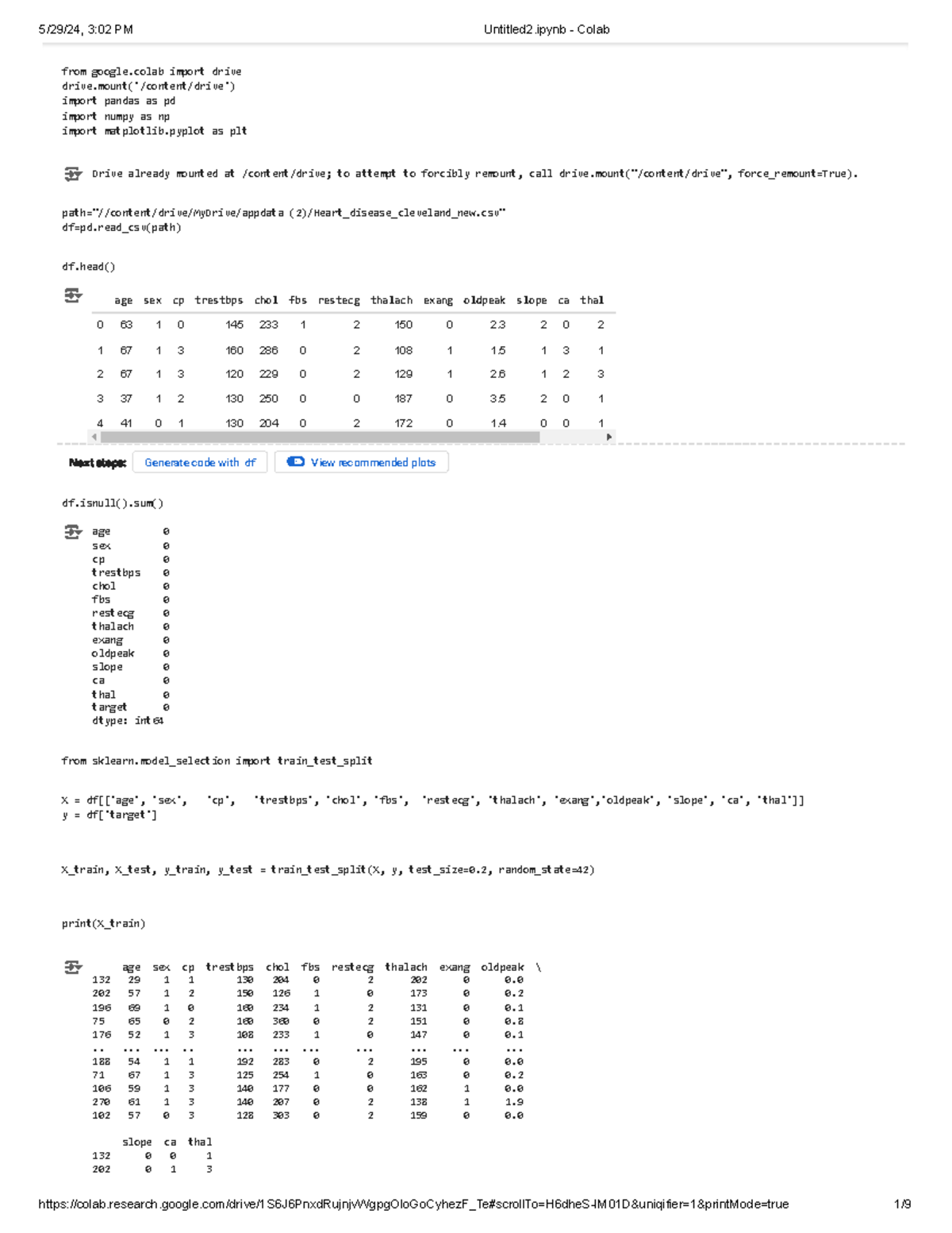 Pdf report - from google import drive drive('/content/drive') import pandas as pd import numpy ...
