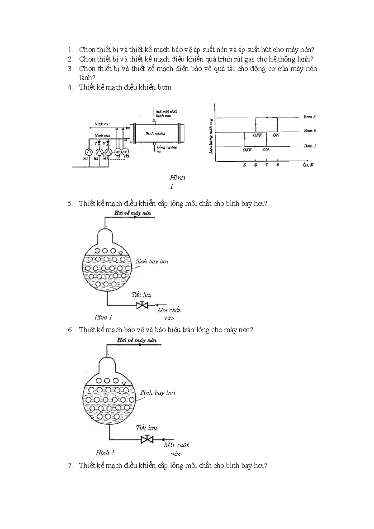 Bài tập TH TĐH HTL - no coment - Chọn thiết bị và thiết kế mạch bảo vệ ...