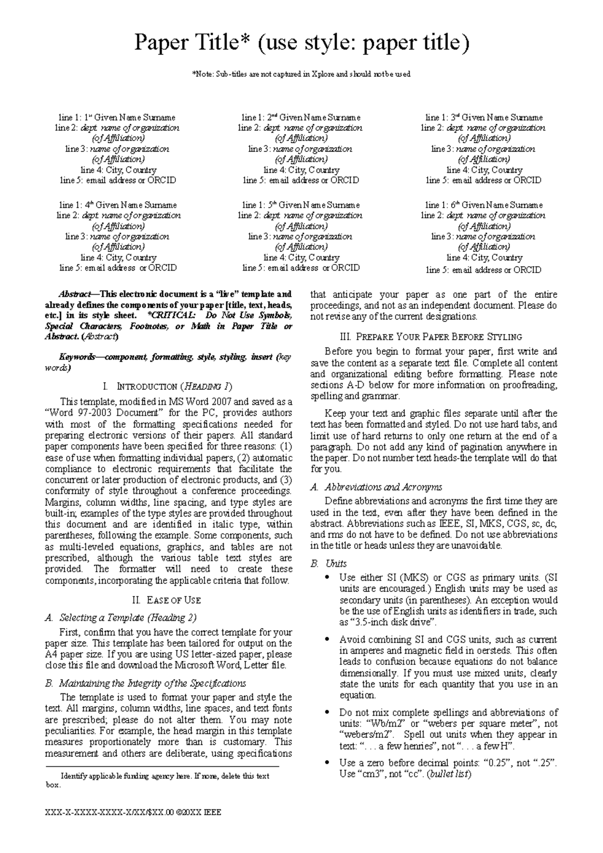 Conference-template-a4 - Paper Title* (use style: paper title) *Note ...
