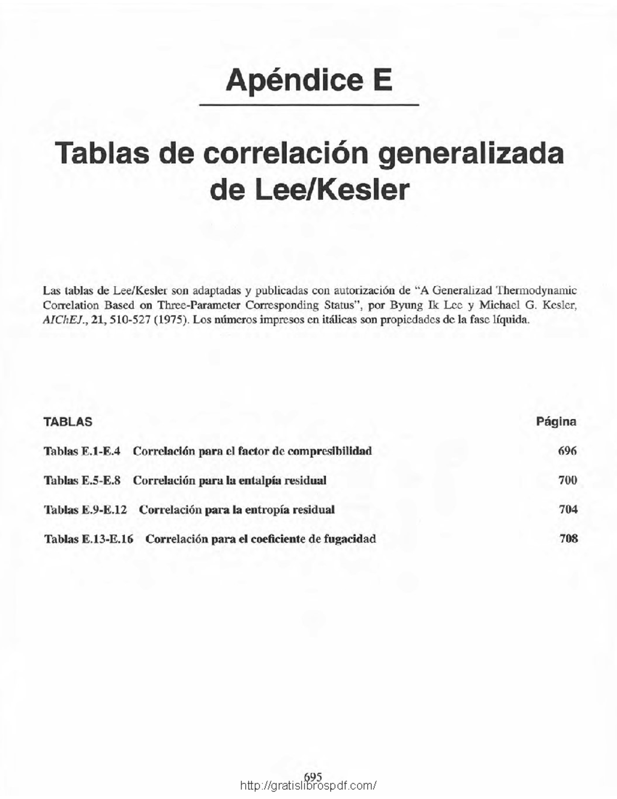 APÉ Ndice E Smith - Apéndice E Tablas de correlación generalizada de ...