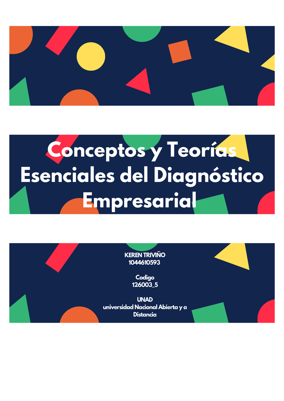 Tarea Docx Tarea Conceptos Y Teorías Esenciales Del Diagnóstico