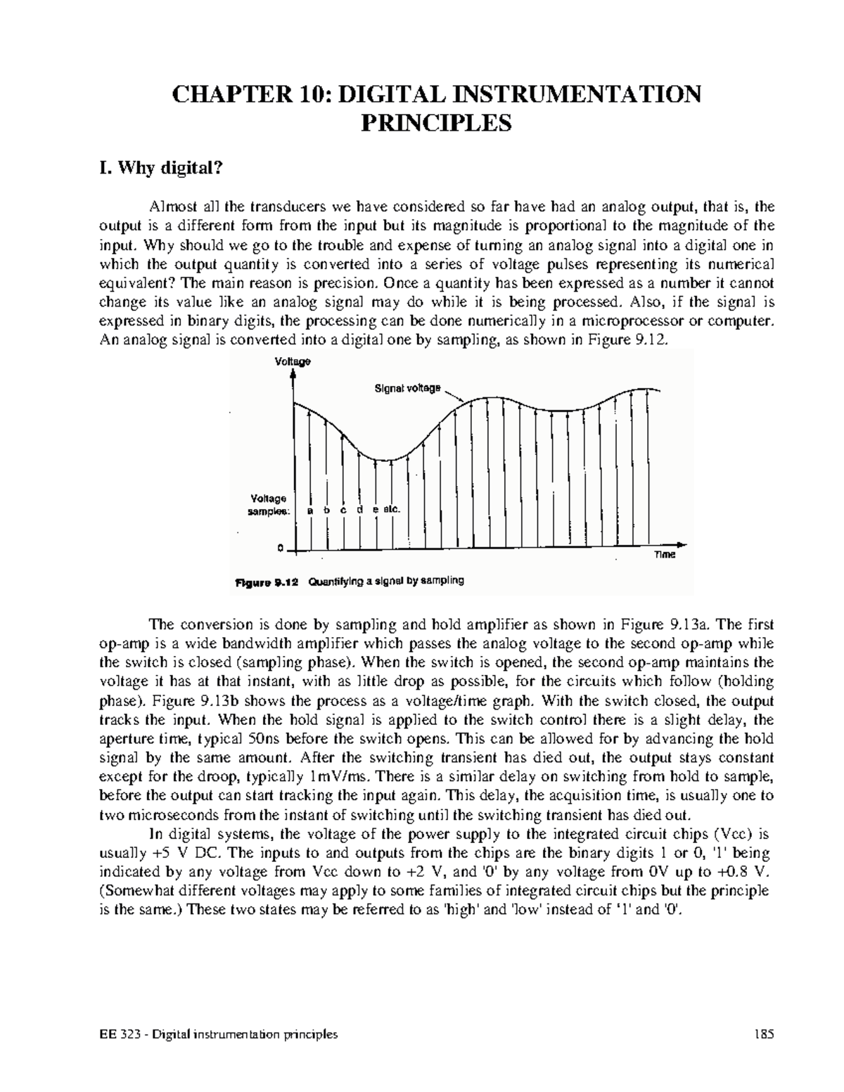 Digital Instrumentation - CHAPTER 10: DIGITAL INSTRUMENTATION ...