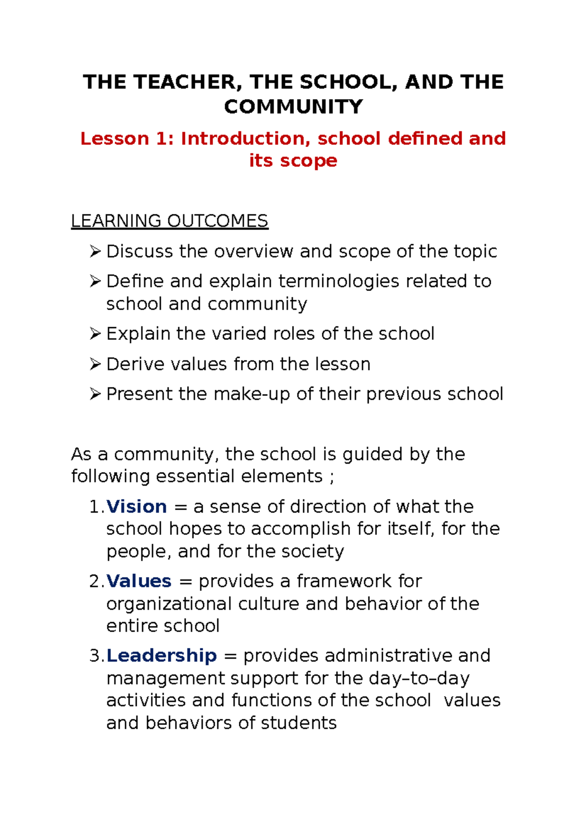 Introduction-school-defined-and-its-scope -The-School-as-Agent-of ...