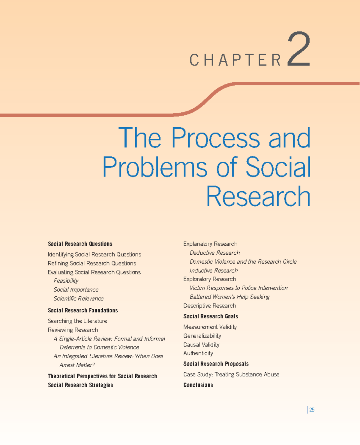 43076 2 The Process and Problems of Social Research - 25 ####### Social ...