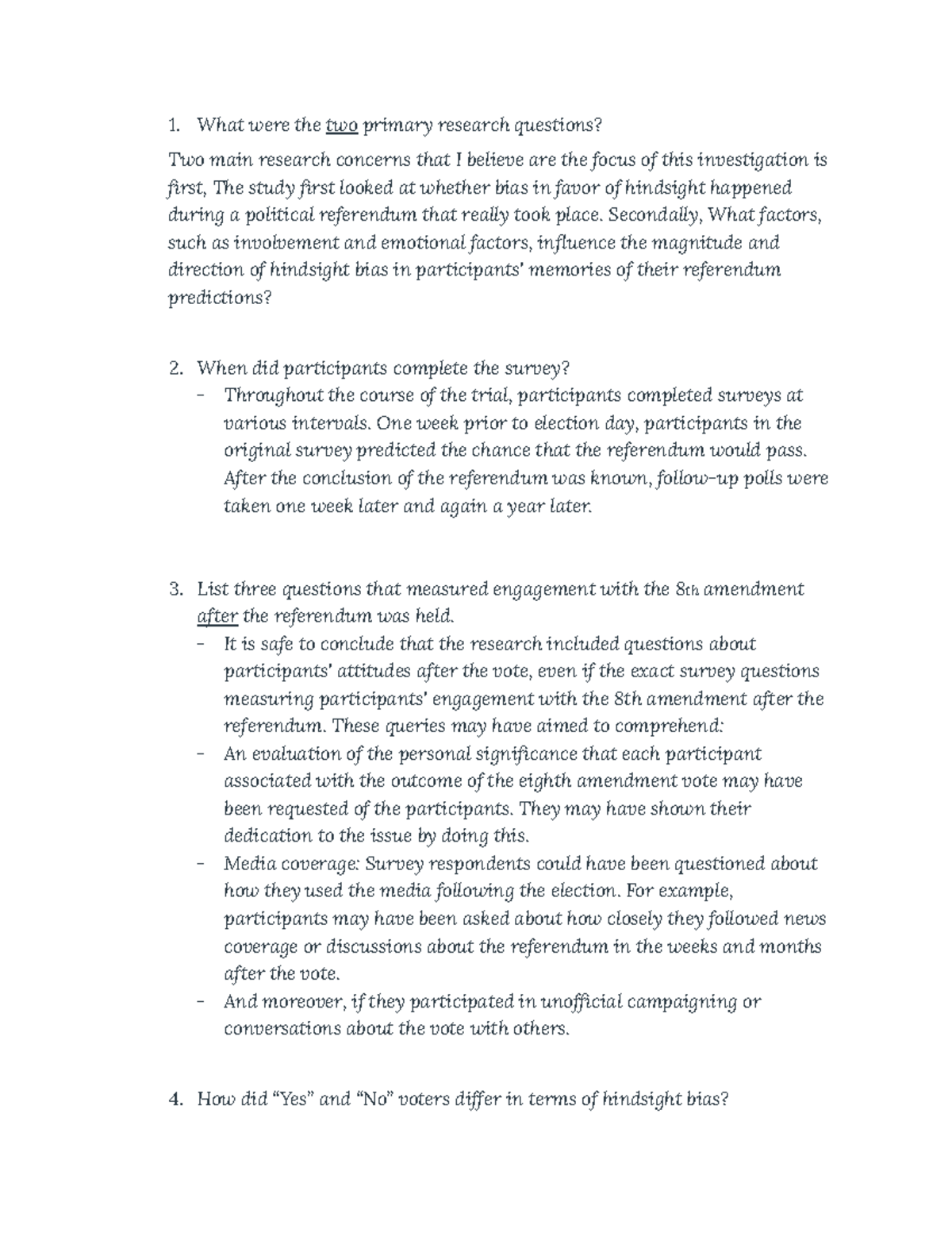 Article-2 - assignment - What were the two primary research questions ...