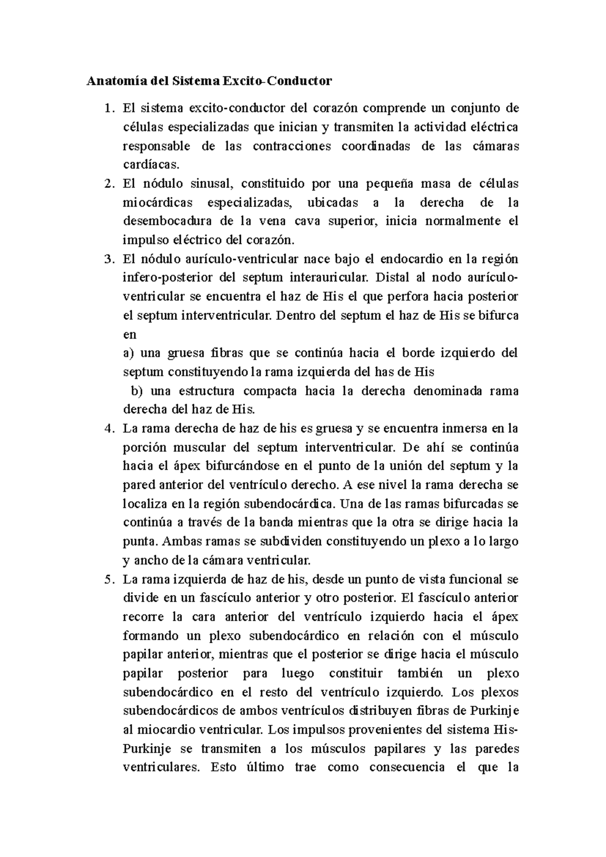 Anatomía del Sistema Excito - Anatomía del Sistema Excito-Conductor 1 ...