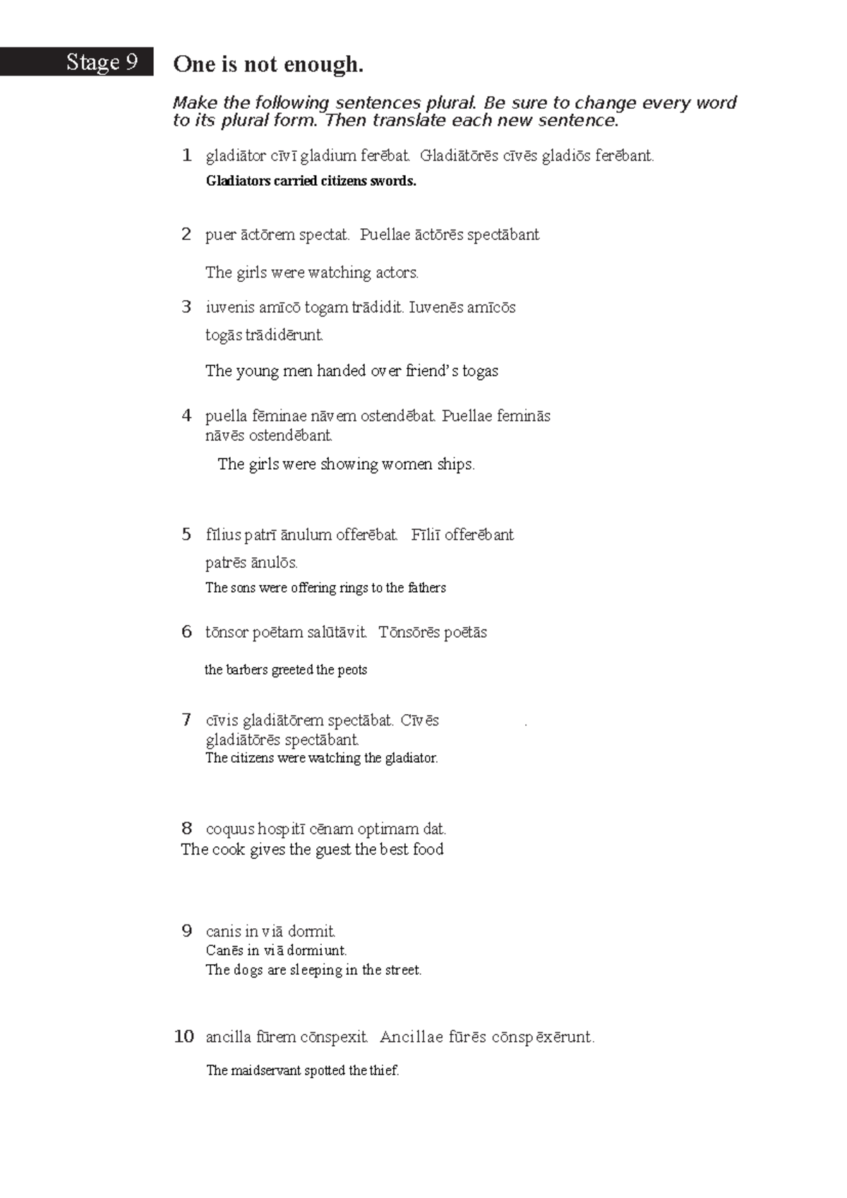 S09 l one is not enough - Reading over the chapters 14-21 and answer ...