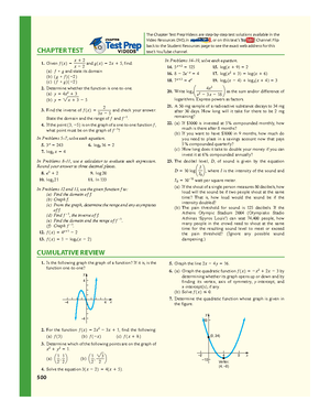 Mathematics - Algebra Trigonometry 49 - SECTION 6 Logarithmic Functions ...