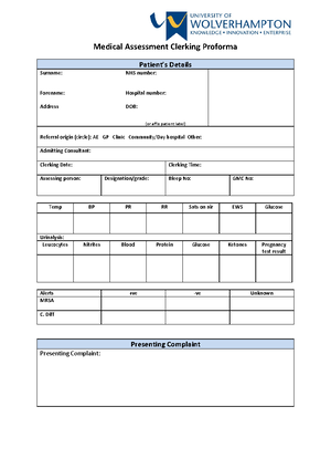 Drug chart template with explanatory notes - PRESCRIPTION/TREATMENT ...
