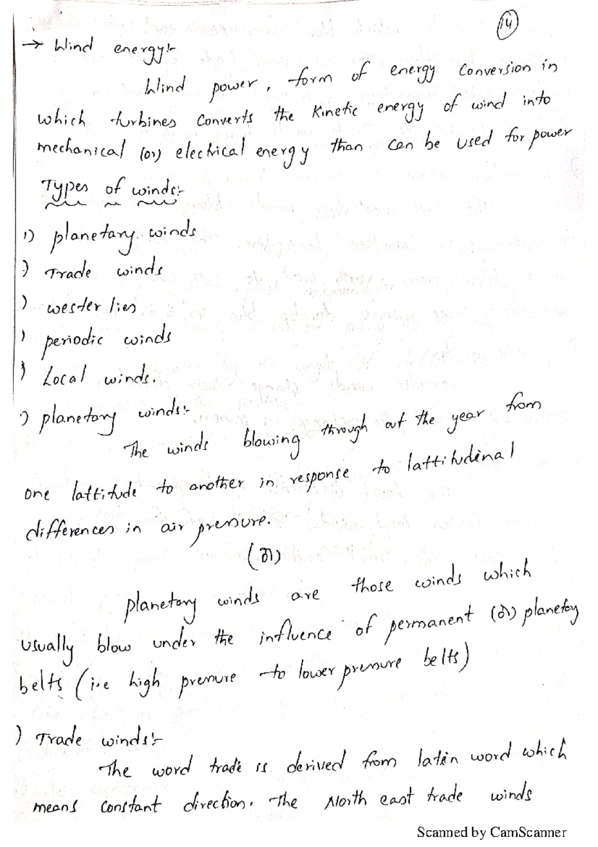 Unit- 2 RES Wind Energy - Res unit-2 - UNIT 4 35 sets WIND ENERGY Wind Energy Sources: Wind ...