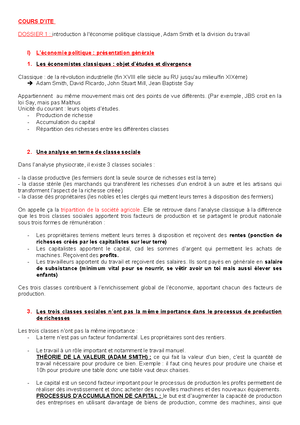 ITE- Dossier-4 - ITE CHAP 4 - COURS D’ITE DOSSIER 4 : la loi de Say (ou ...