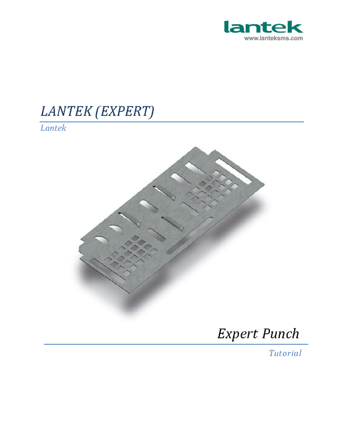 Punch Tutorial - CONCLUSIONES - LANTEK (EXPERT) Lantek Expert Punch ...