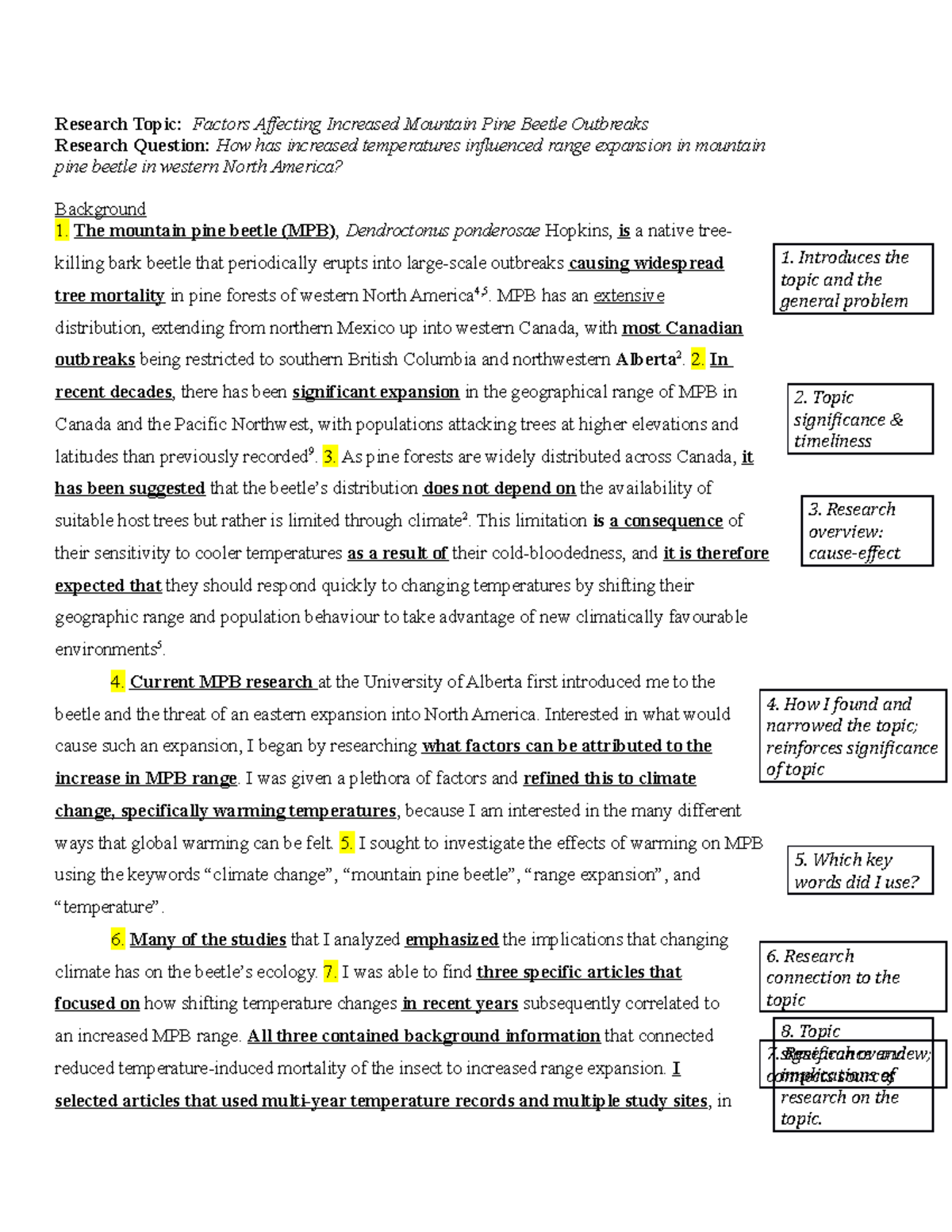 1 Annotated biblio sample paper - Research Topic: Factors Affecting ...