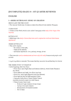 Grade 9 Reviewer - 2ND Quarter - [INCOMPLETE] REVIEWER - 2ND QUARTER ...