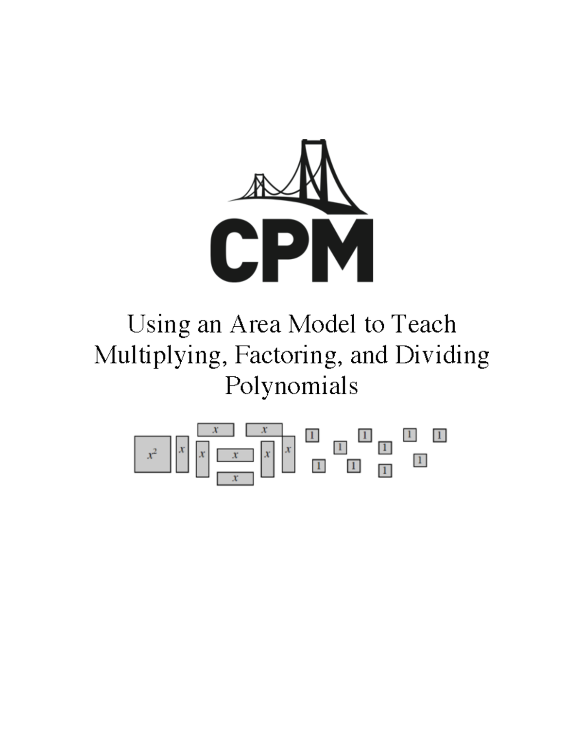 Handout - Using an Area Model ... Polynomials - Using an Area Model to ...