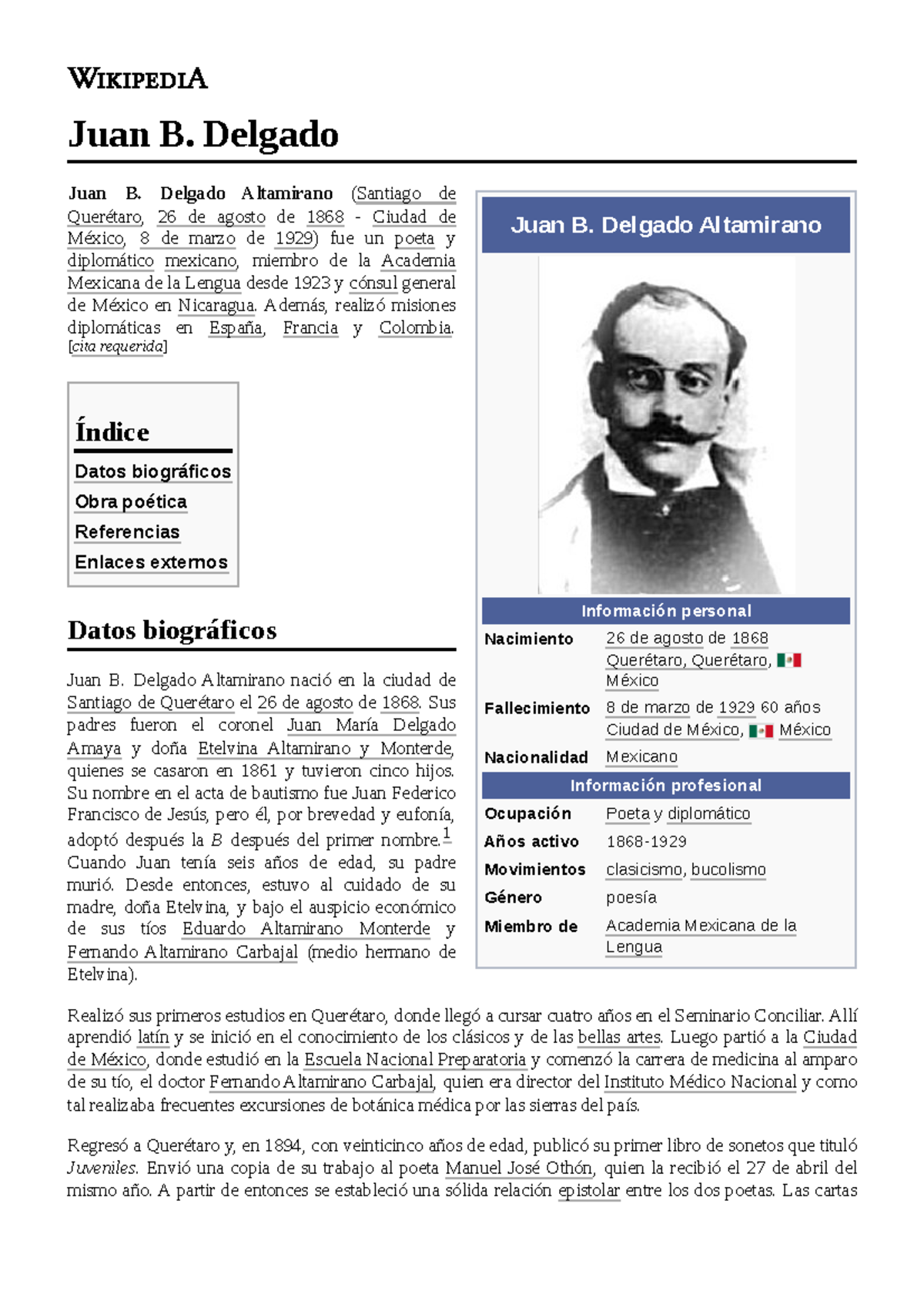 Juan B - biografia de un gran escritor español y sus obras son gran ...