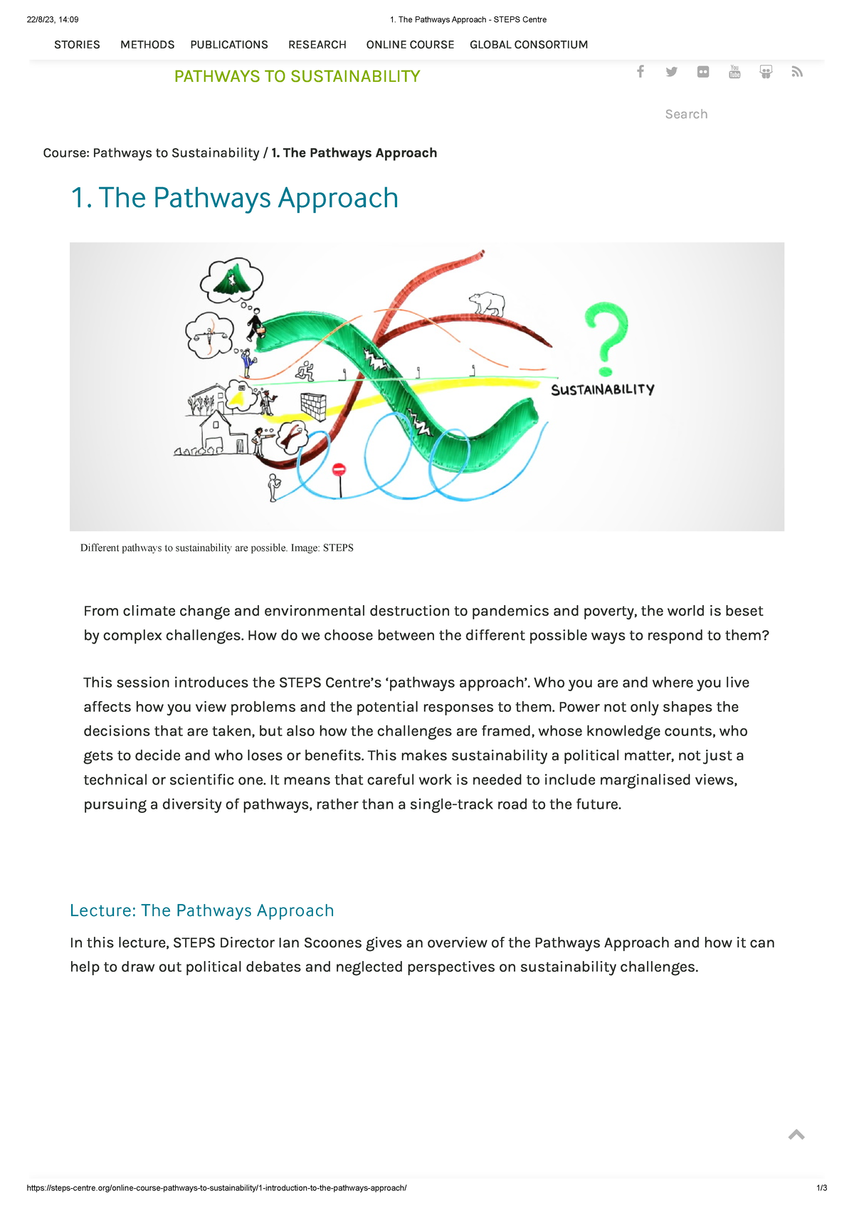 1. The Pathways Approach - Steps Centre - 22/8/23, 14:09 1. The ...