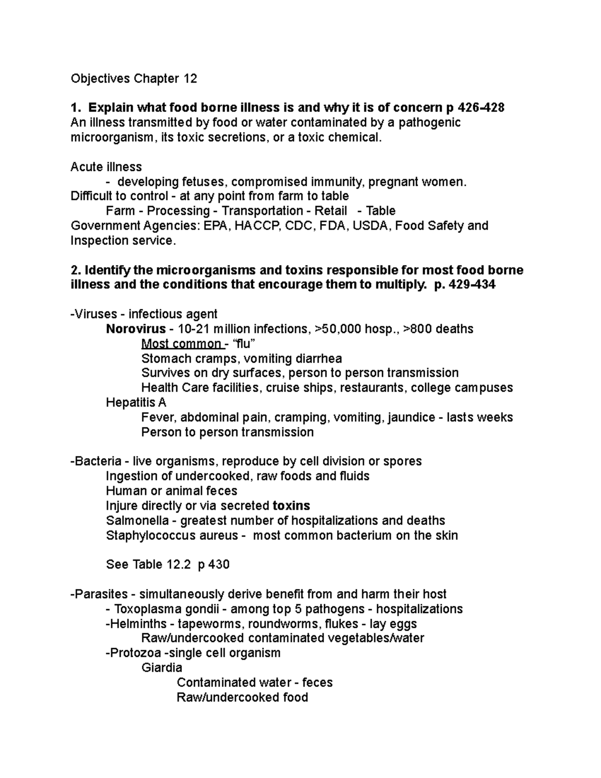 Pathophysiology study guide chapter 12 - Objectives Chapter 12 Explain ...