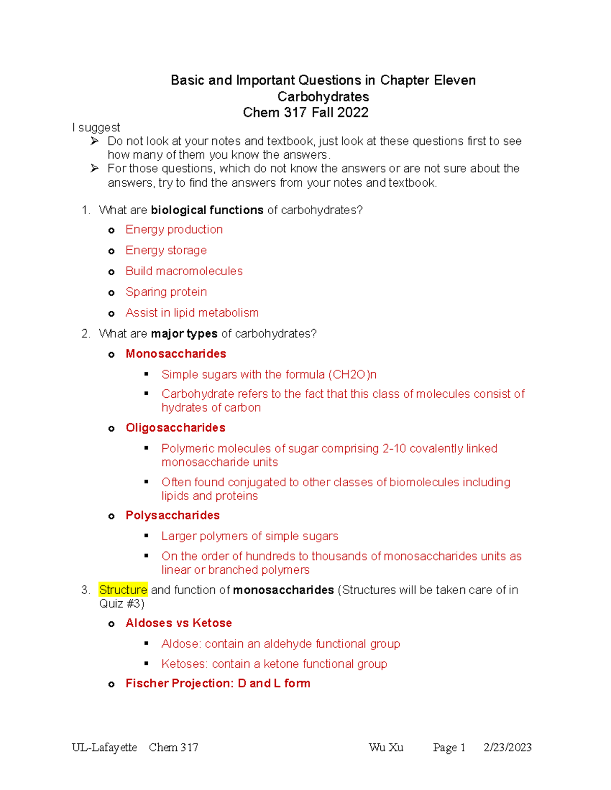 Ch11 study guide - Basic and Important Questions in Chapter Eleven ...