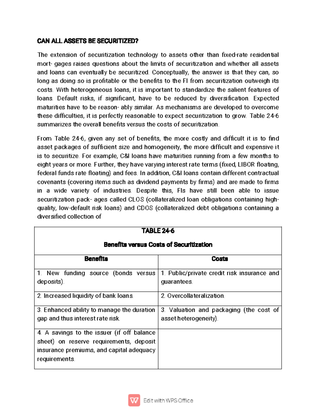 CAN ALL Assets BE Securitized - CAN ALL ASSETS BE SECURITIZED? The extension of securitization ...