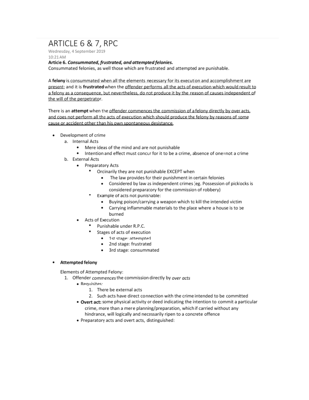 RPC Art 6 - N/A - ARTICLE 6 7, RPC Wednesday, 4 September 2019 10:21 AM ...