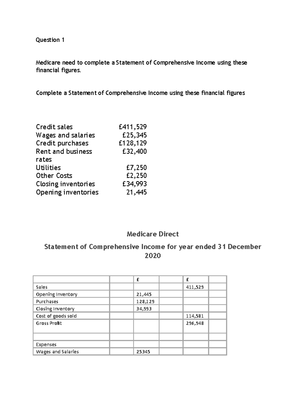 Document 7 - Distinction - Question 1 Medicare need to complete a ...