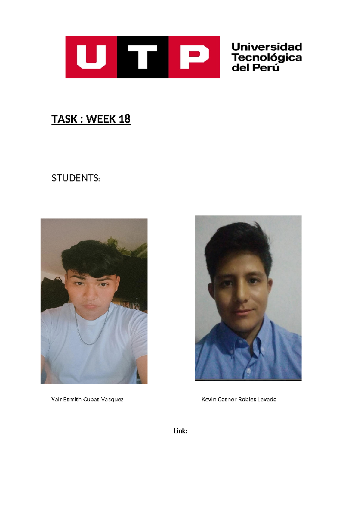 TASK WEEK 18 yair kevin - tarea de 20 - Ingles II - TASK : WEEK 18 ...