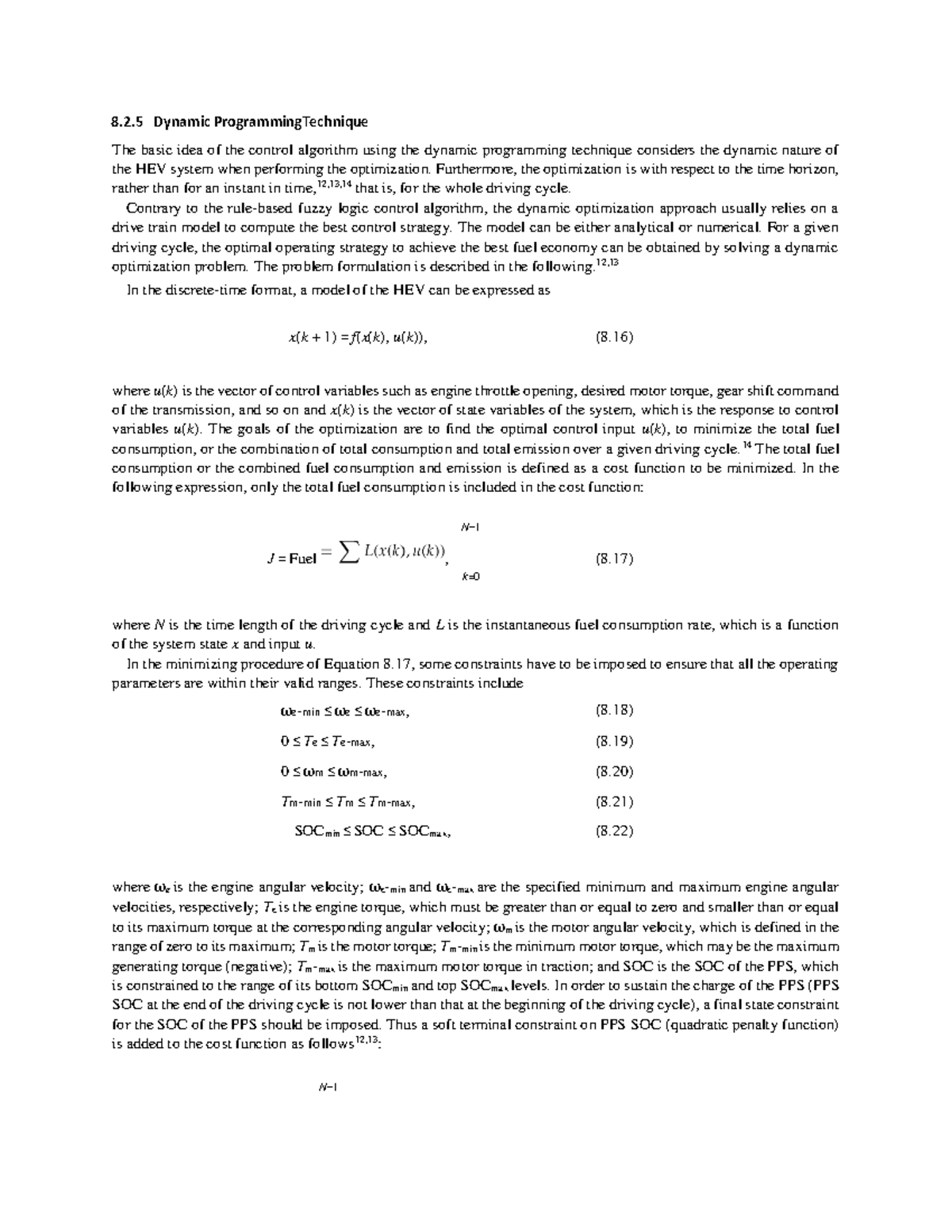 Automotive Adavance 1 - Hybrid Electric Drive Train Design - 8.2 ...