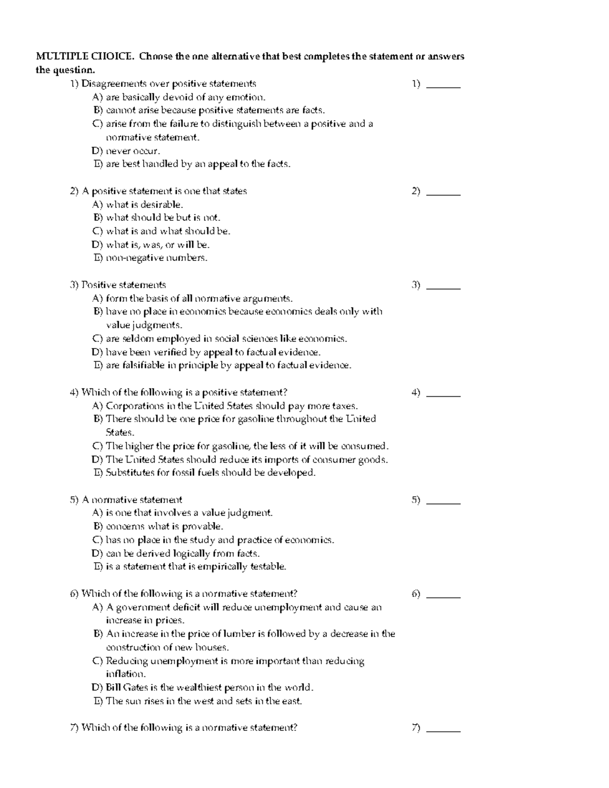 Exam 25 August 2019, questions and answers - MULTIPLE CHOICE. Choose ...