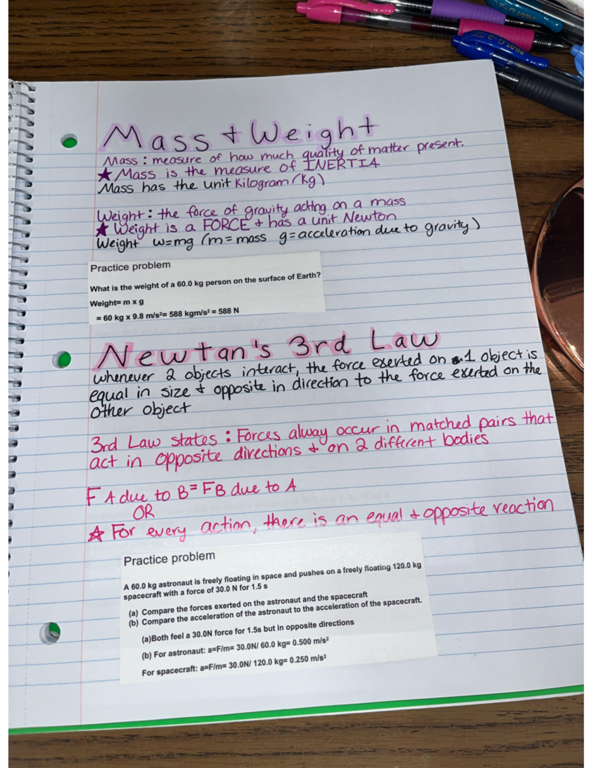 Physical Science Notes - PHY 101/101L - Studocu