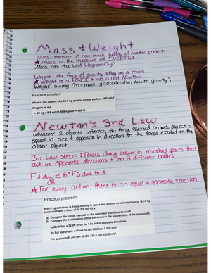 Physical Science Notes - PHY 101/101L - Studocu